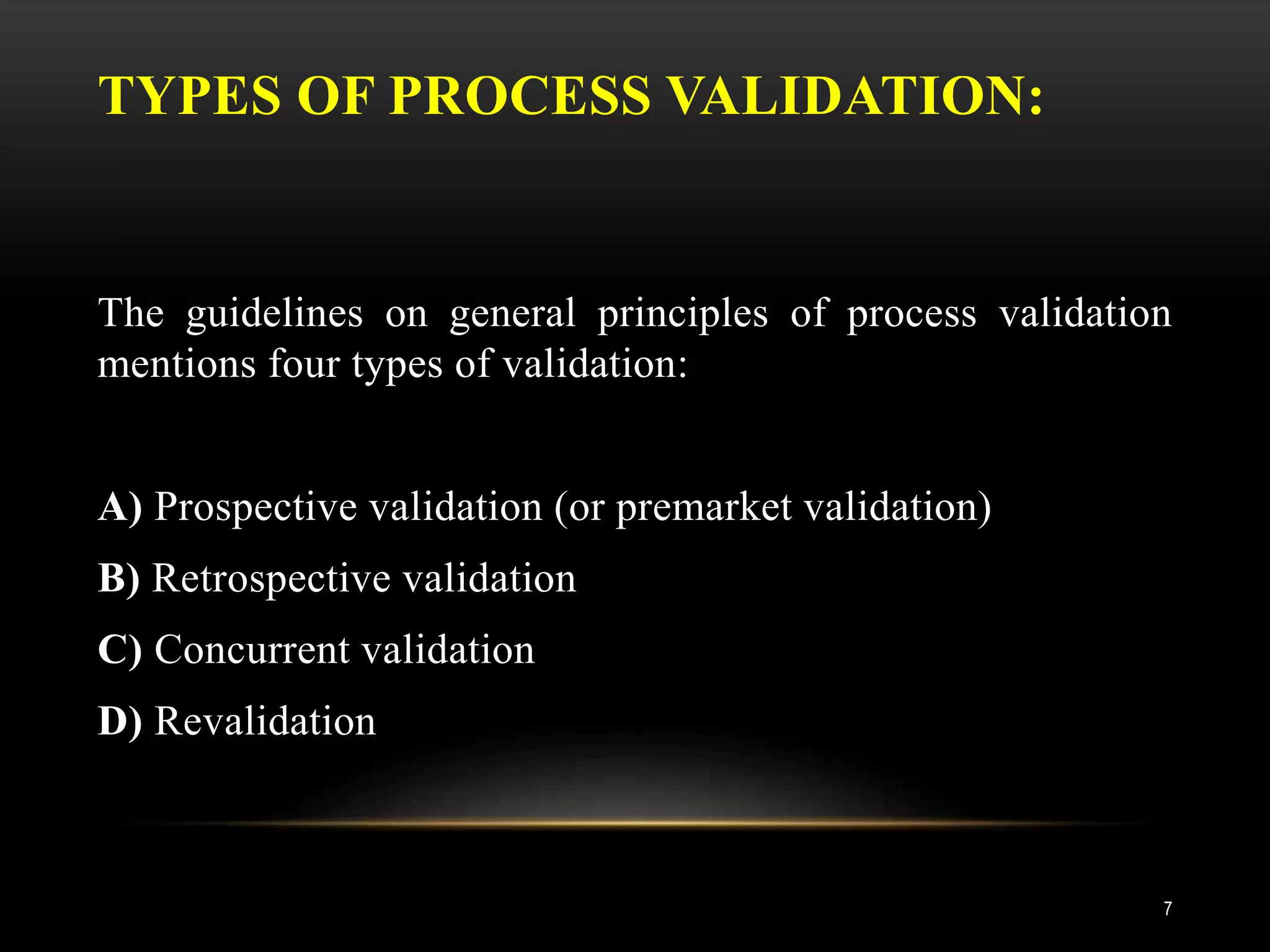 Introduction and scope of validation | PPTX