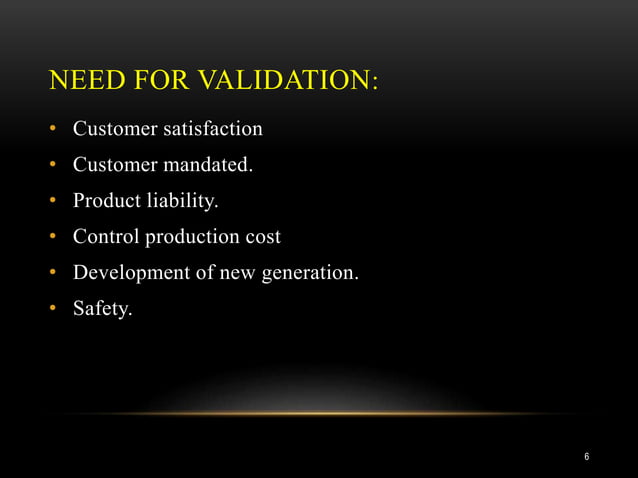Introduction and scope of validation | PPTX | Pharmaceutical Industry ...