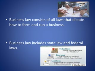 Introduction and sources of business law | PPT