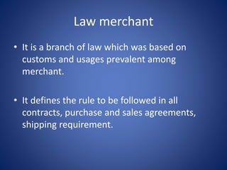 Introduction and sources of business law | PPT