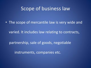 Introduction and sources of business law | PPT