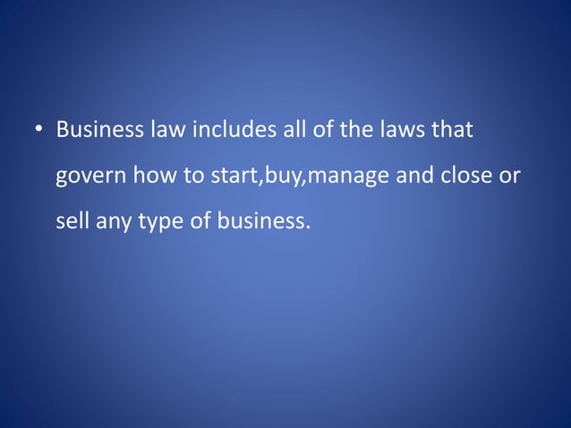 Introduction and sources of business law | PPT