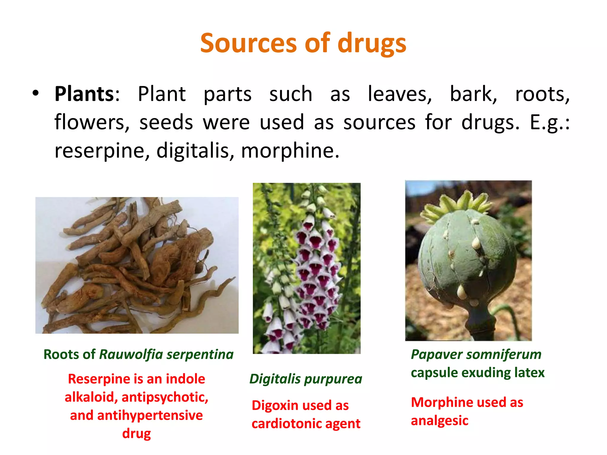 Introduction and sources of drugs, routs of drug administration ...
