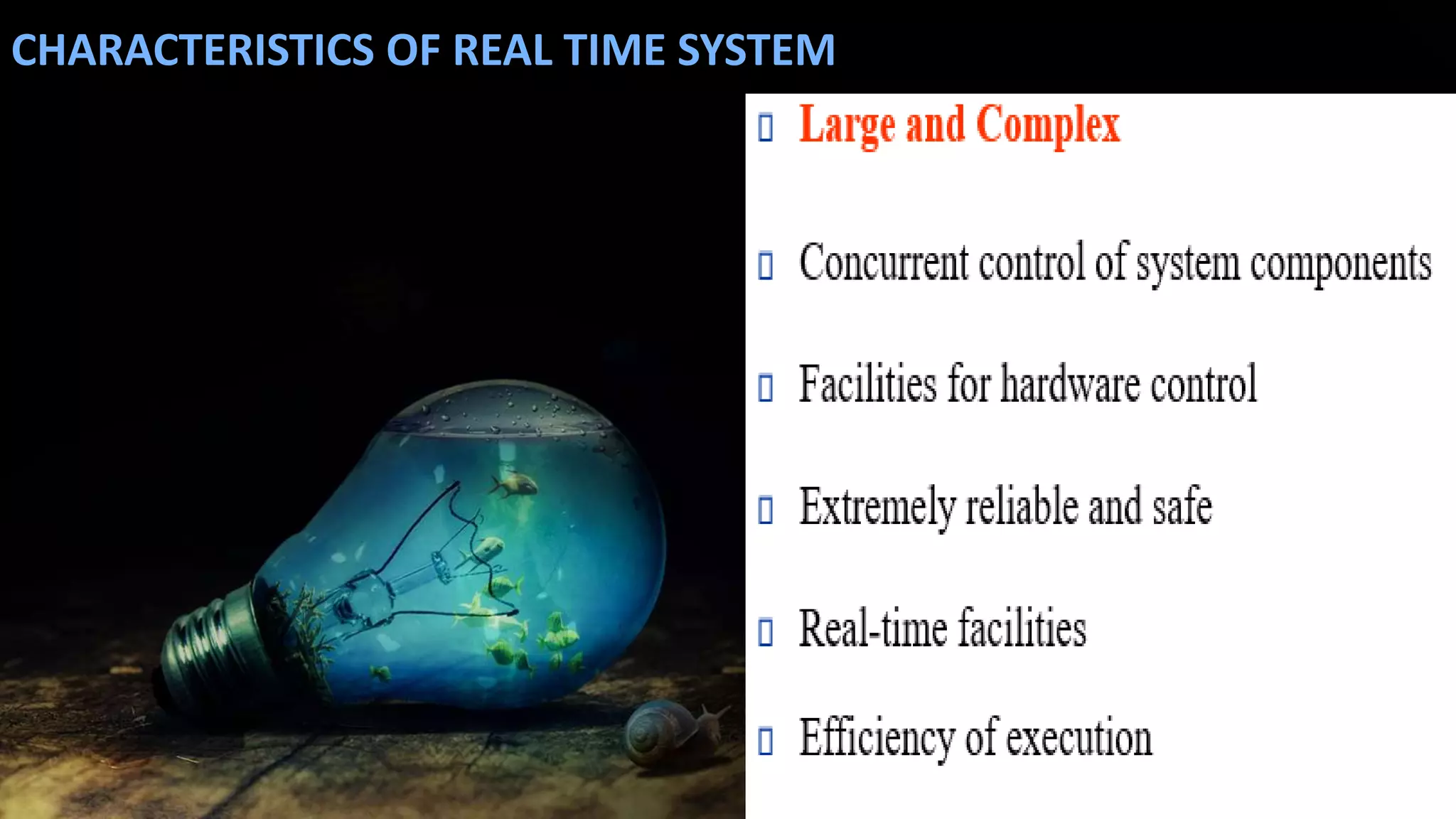 Introduction and structure of a real time system | PPTX