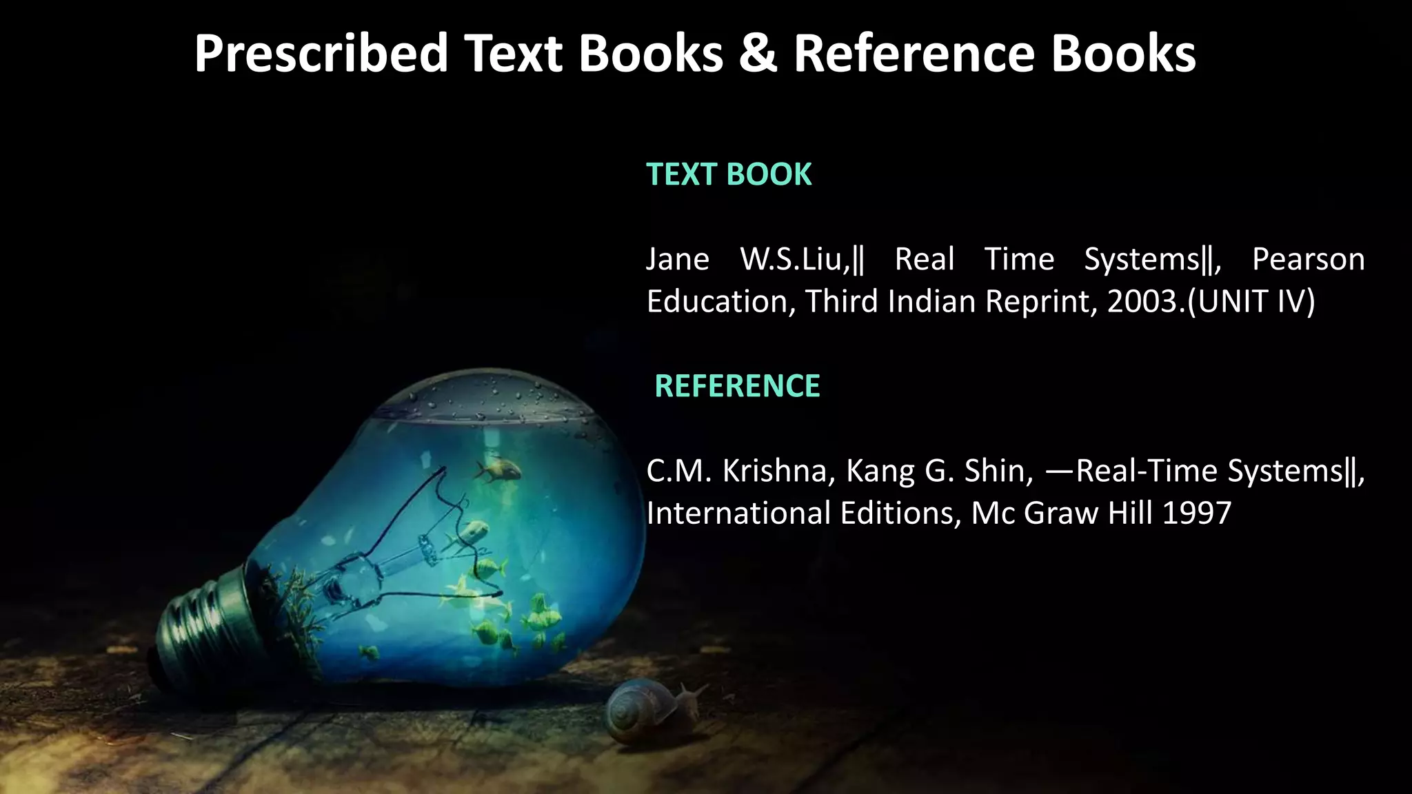 Introduction and structure of a real time system | PPTX