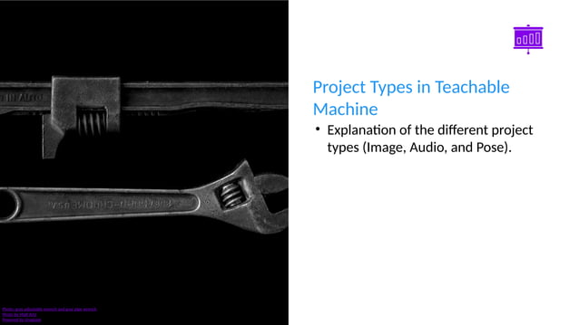 introduction and usage of teachable machine.pptx | Computer Software and Applications | Computing