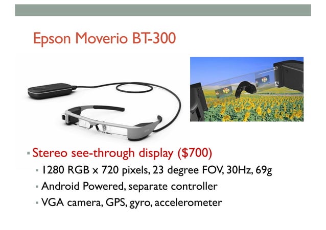 COMP 4010 - Lecture 7: Introduction to Augmented Reality | PPT