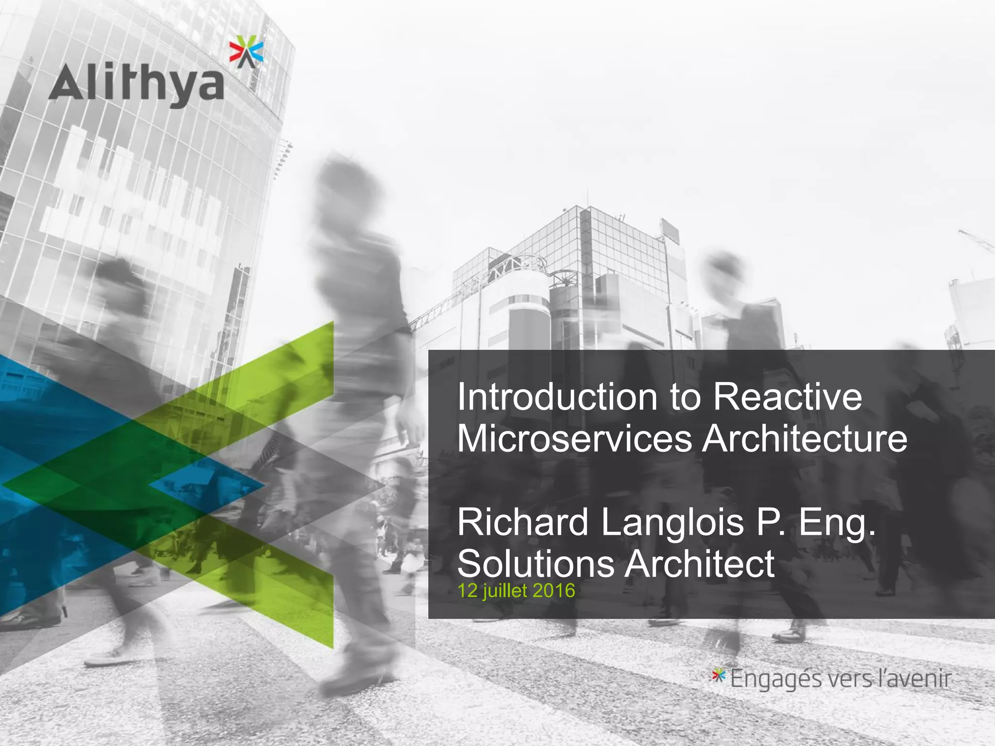 Introduction to Reactive Microservices Architecture. | PPT