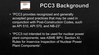 Introduction asme pcc3 inspection planning using risk based methods | PPT