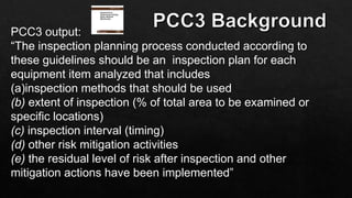 Introduction asme pcc3 inspection planning using risk based methods | PPT