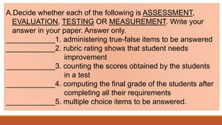 INTRODUCTION Assessment.pptx