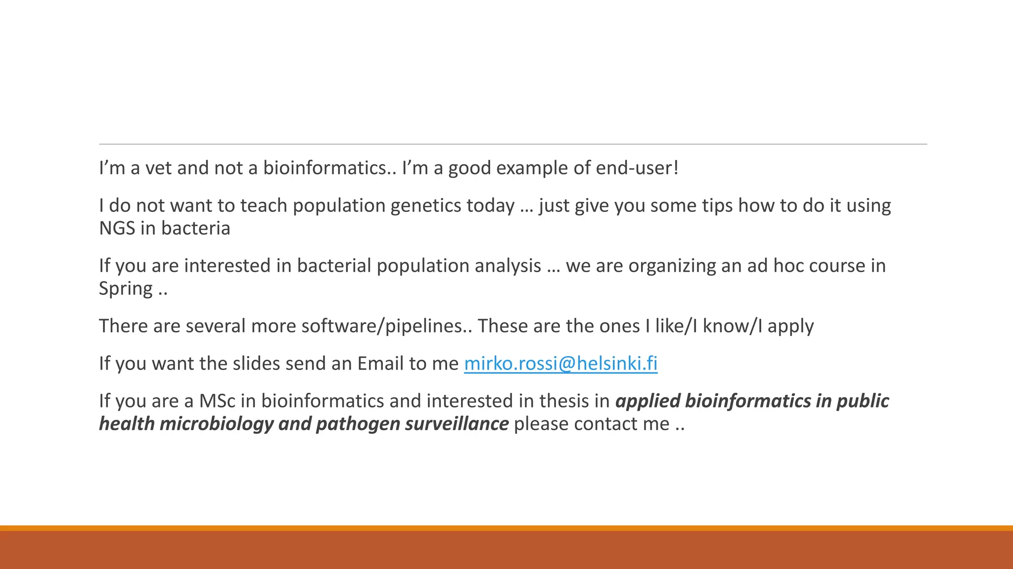 Toolbox For Bacterial Population Analysis Using Ngs Pptx Biotech