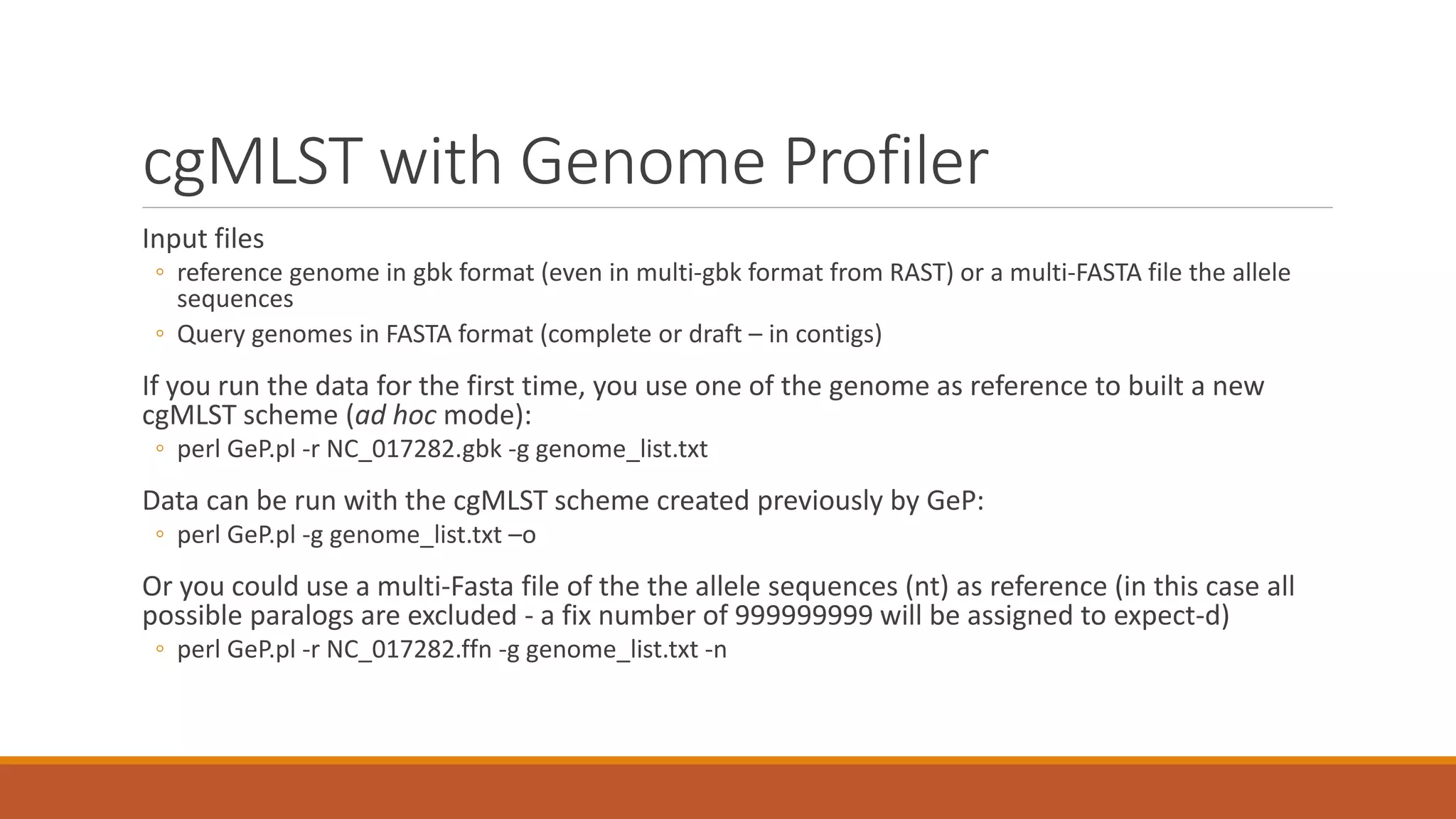 Toolbox For Bacterial Population Analysis Using Ngs Ppt