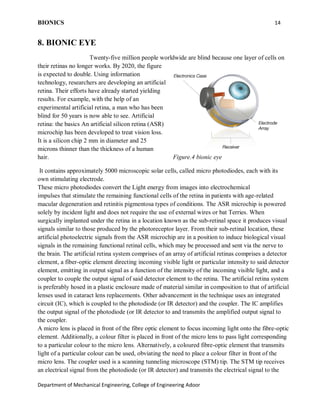 Introduction to Bionics Vineesh | PDF