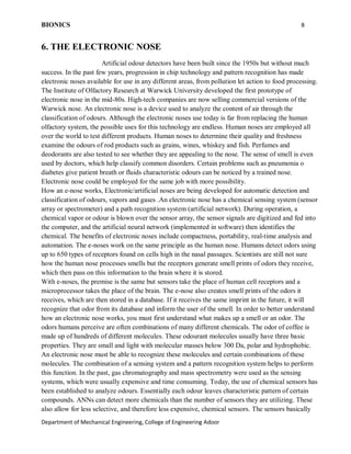 Introduction to Bionics Vineesh | PDF