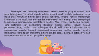 pengenalan Bimbingan dan KonselingDisekolah | PPTX