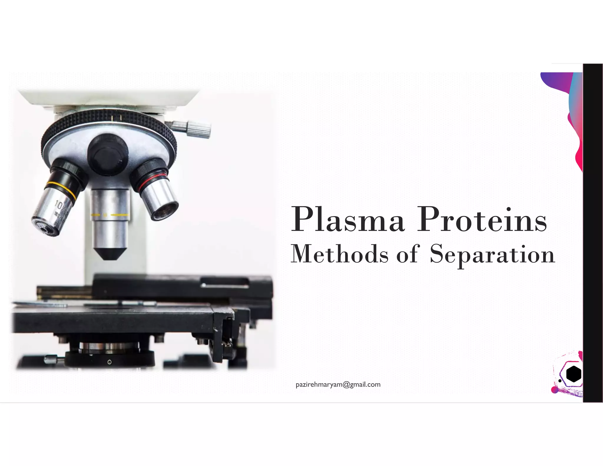 Plasma Proteins For Therapeutic Use; An Introduction to Blood PLASMA ...