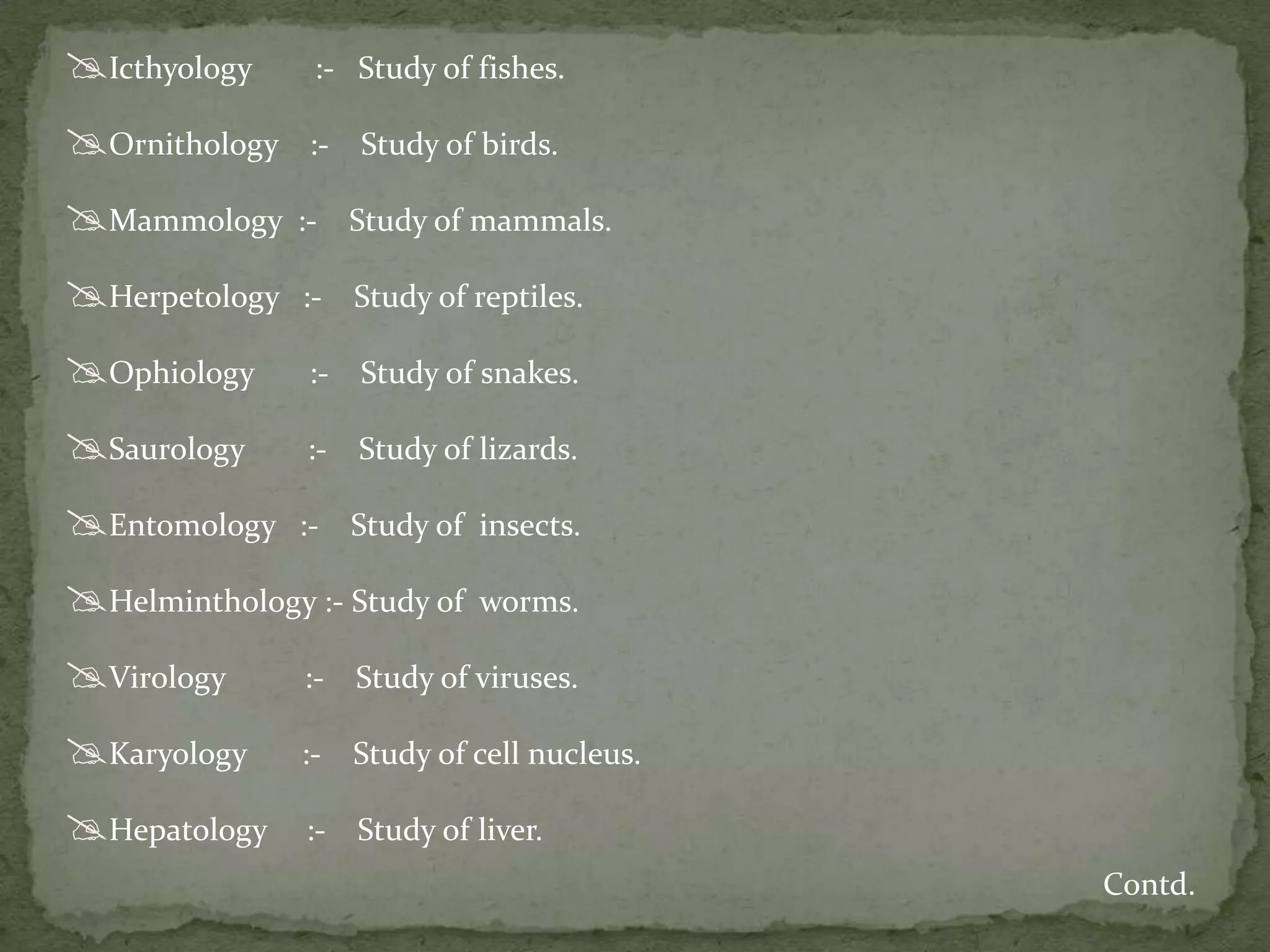 Introduction & branches of zoology | PPTX