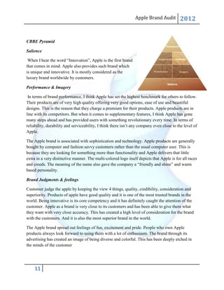 Apple Brand Audit | DOCX