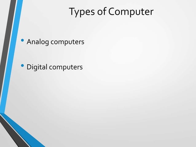 Introduction and brief history of computers | PPTX