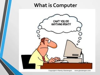 Introduction and brief history of computers | PPTX