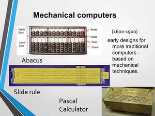 Introduction and brief history of computers | PPTX