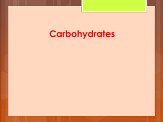 Introduction carbohydrates | PPT