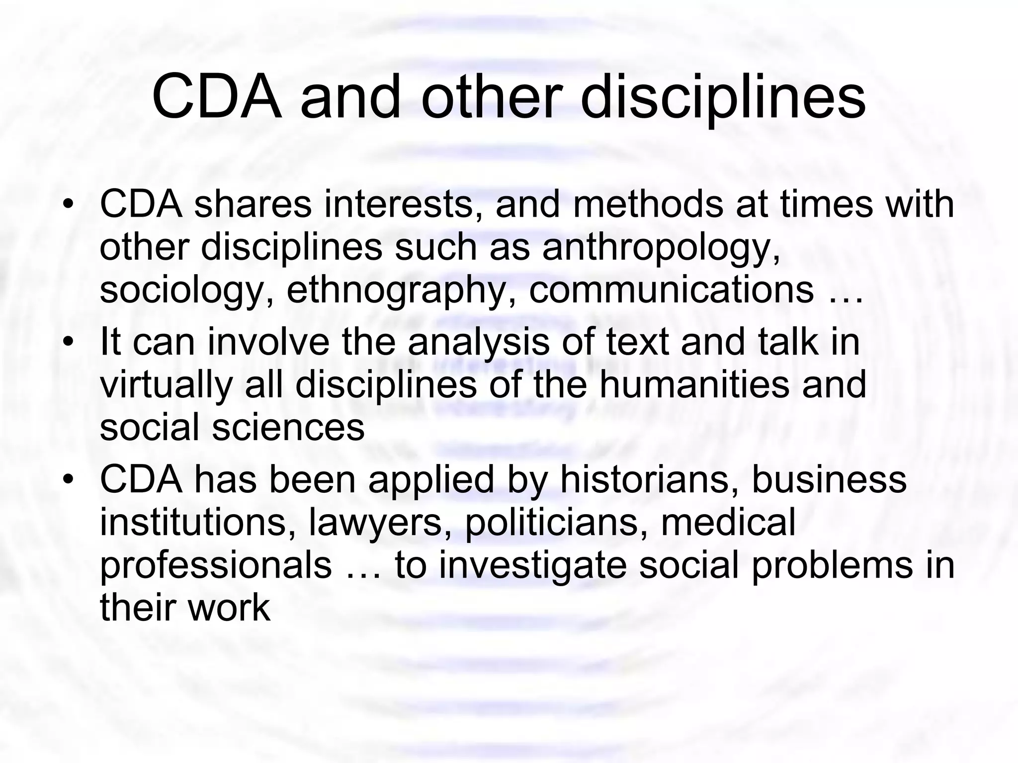 Introduction cda pid2012 | PPT