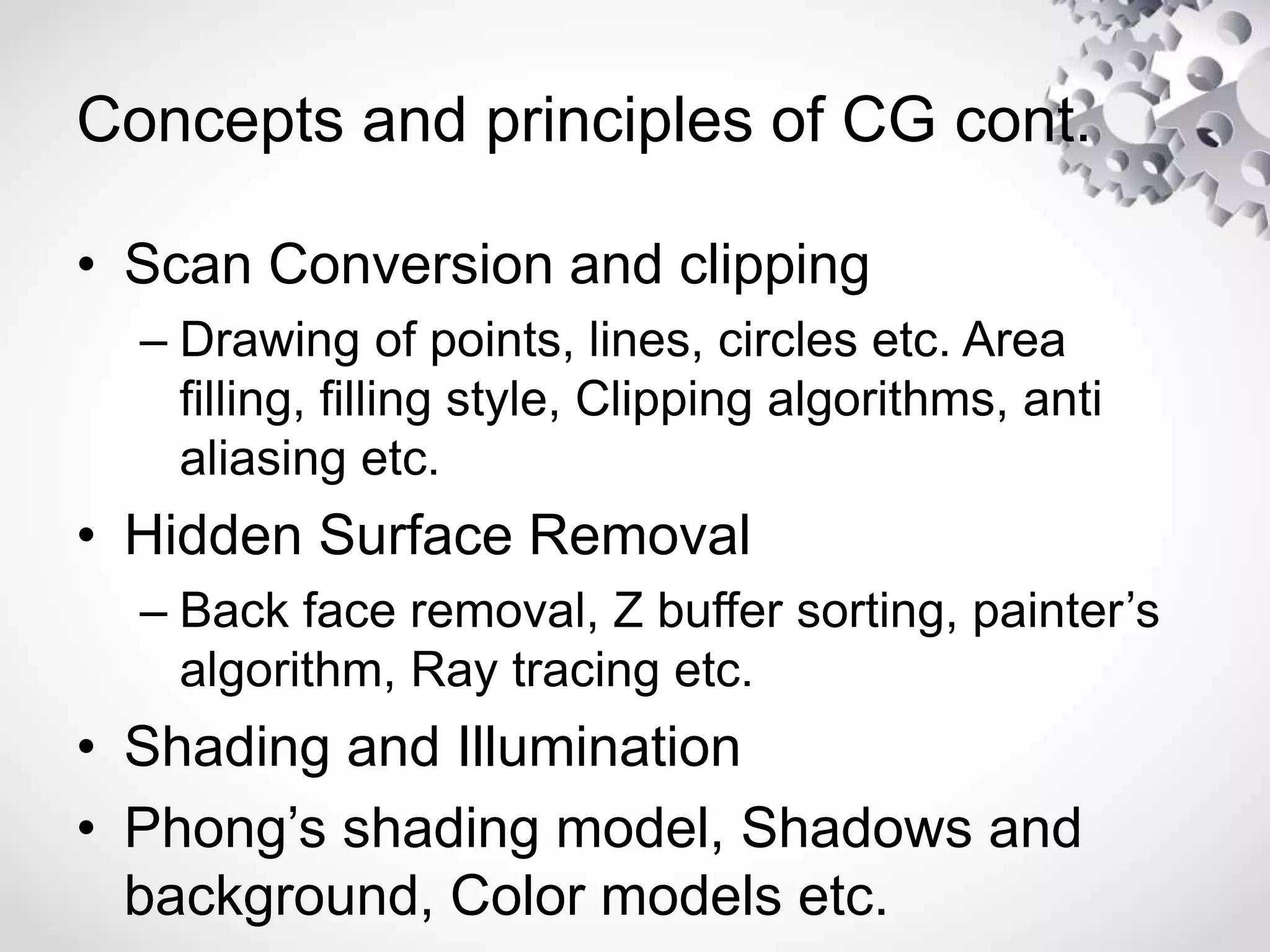 Introduction cg | PPT