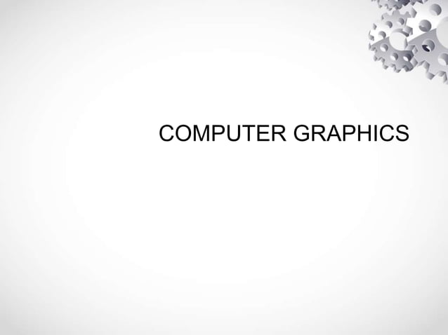 Introduction cg | PPT
