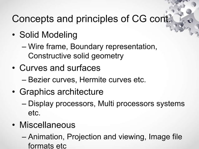 Introduction cg | PPT
