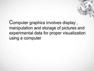 Introduction cg | PPT