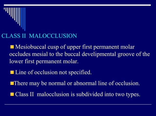 CLASSIFICATION OF NORMAL OCCLUSION AND MALOCCLUSION. | PPT | Dental ...