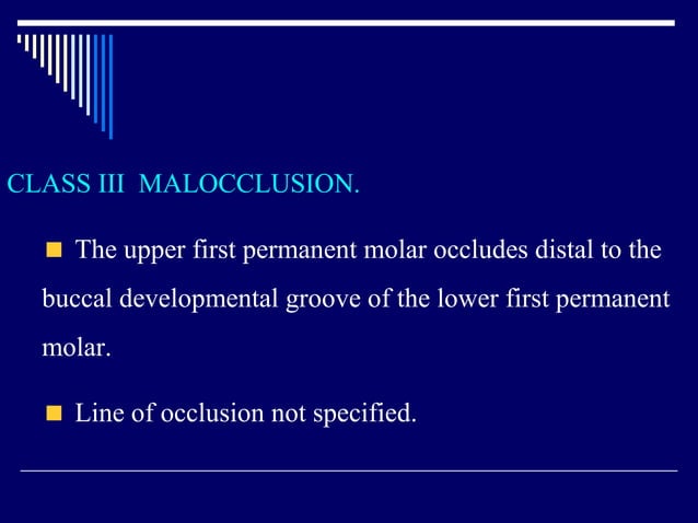 CLASSIFICATION OF NORMAL OCCLUSION AND MALOCCLUSION. | PPT | Dental ...