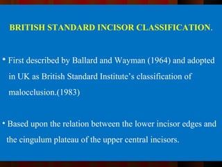 CLASSIFICATION OF NORMAL OCCLUSION AND MALOCCLUSION. | PPT