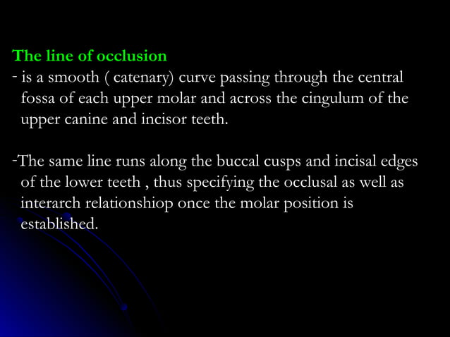 CLASSIFICATION OF NORMAL OCCLUSION AND MALOCCLUSION. | PPT | Dental ...