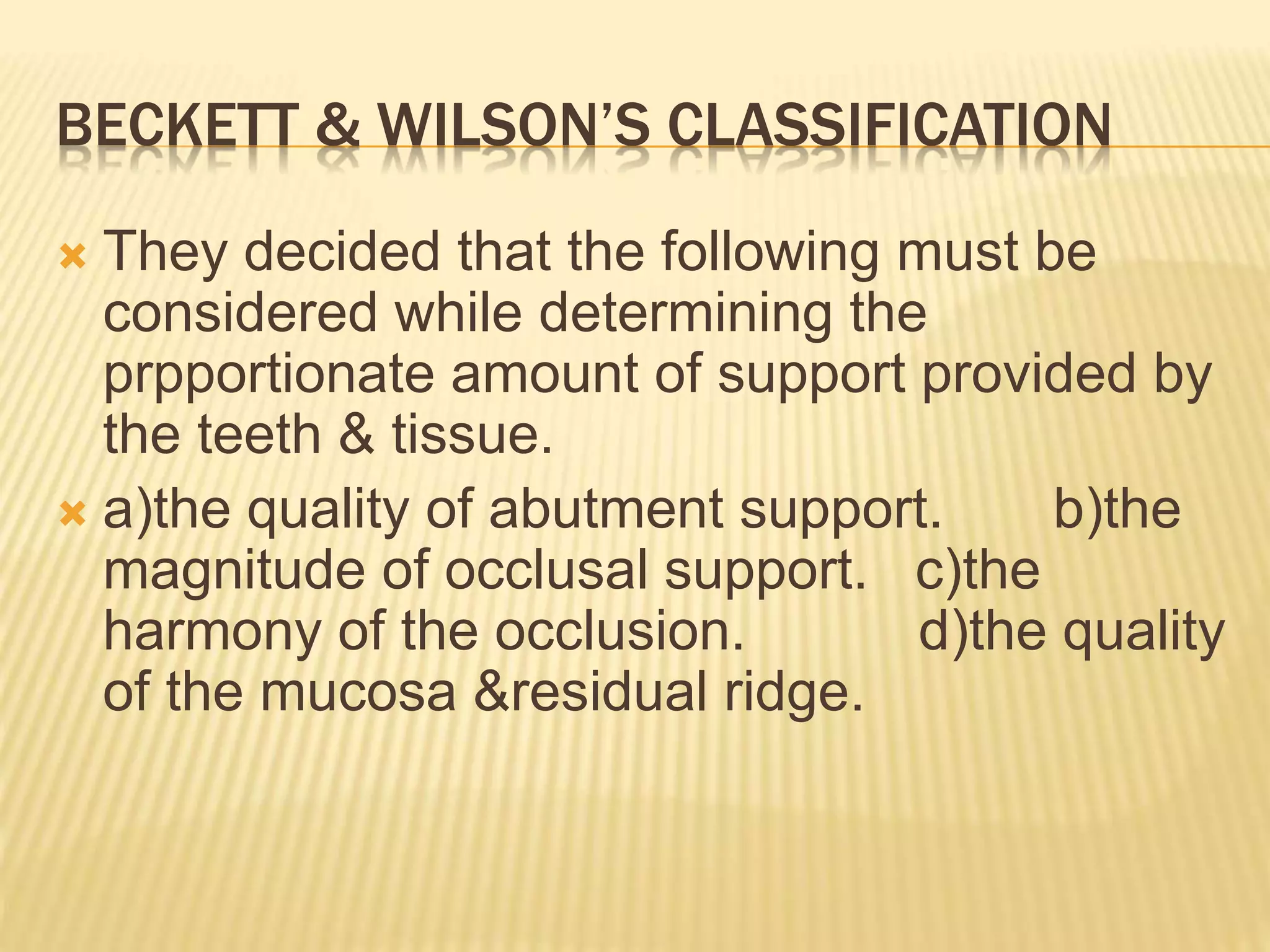 Introduction & classification of removable partial denture | PPTX