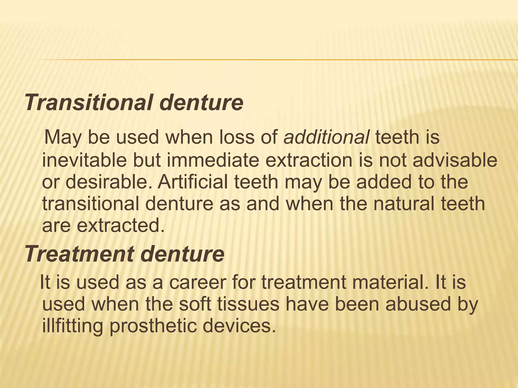 Introduction & classification of removable partial denture | PPTX