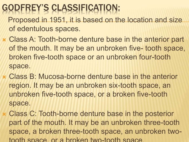 Introduction & classification of removable partial denture | PPTX