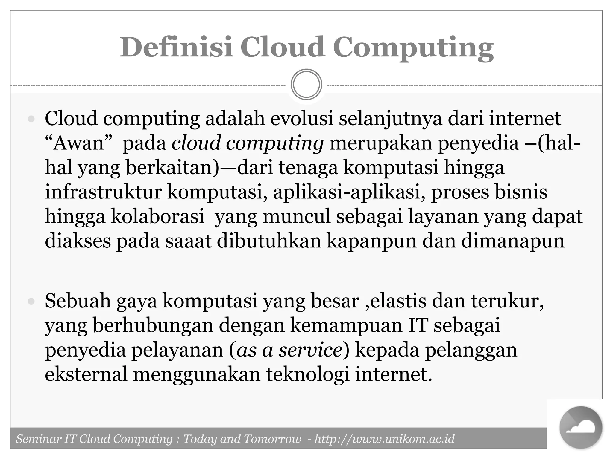 Pengenalan cloud computing | PDF