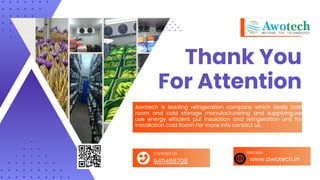 Introduction Cold Room Storage and Application -Awotech.pdf