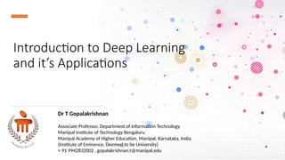 _Introduction, comparison, and application of deep learning - Dr ...