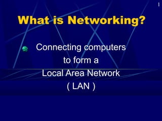 Introduction computer networking | PPT