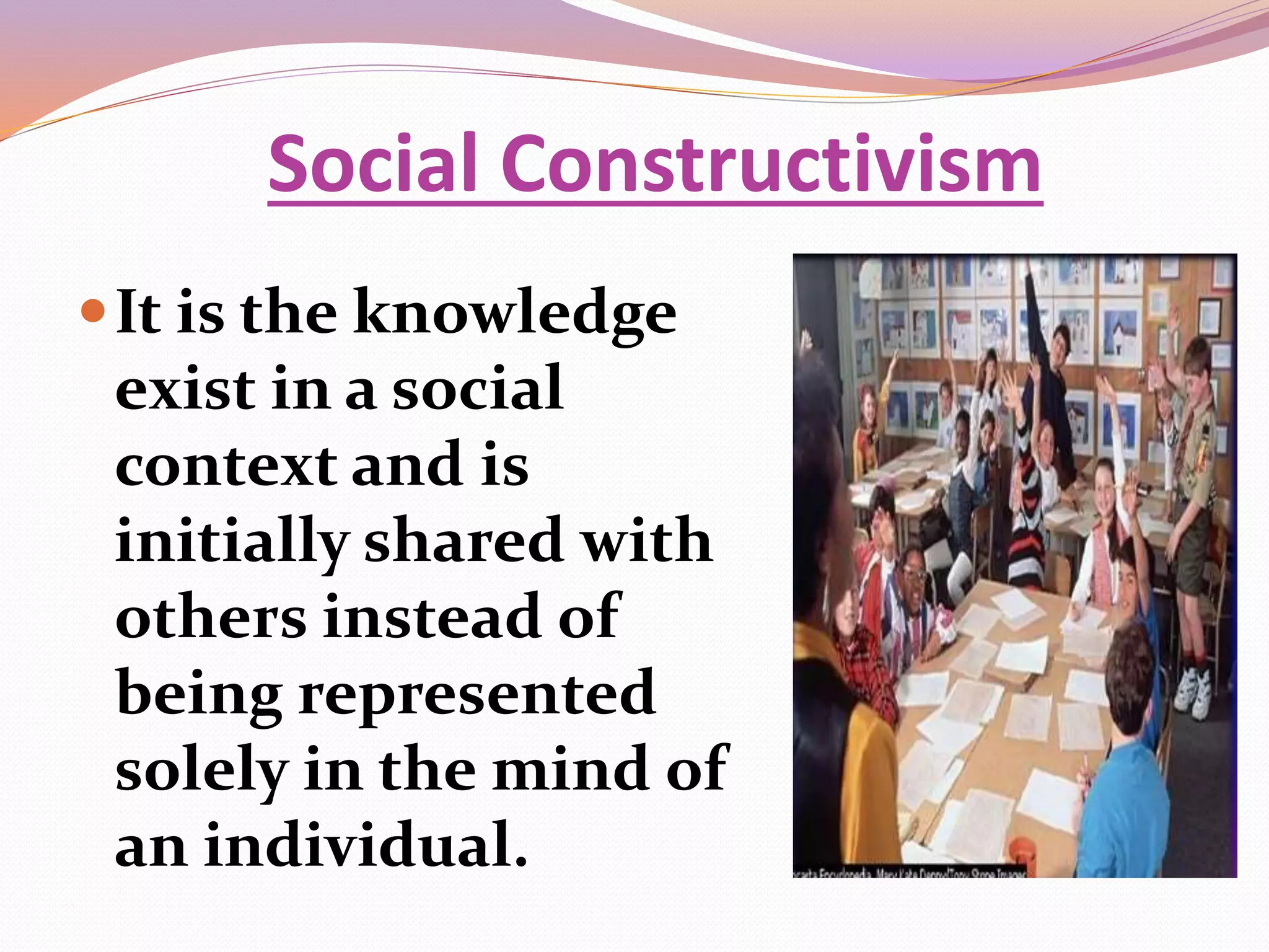 Introduction constructivist | PPTX | Educational Assessment | Education