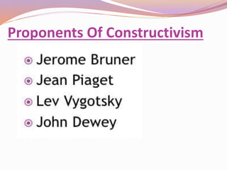 Introduction constructivist | PPTX