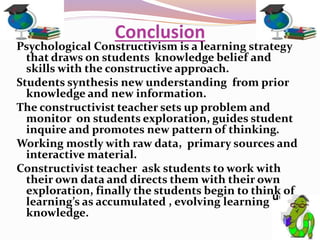 Introduction constructivist | PPTX