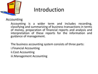 Introduction Cost Management Accounting | PPT