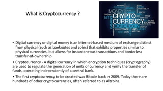 Introduction To Cryptocurrency | PPTX