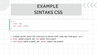 HAI INI PPT AKU BUAT SENDIRI:Introduction CSS by Nurul Q.pptx