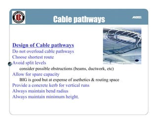 Introduction & design cable pathways | PDF